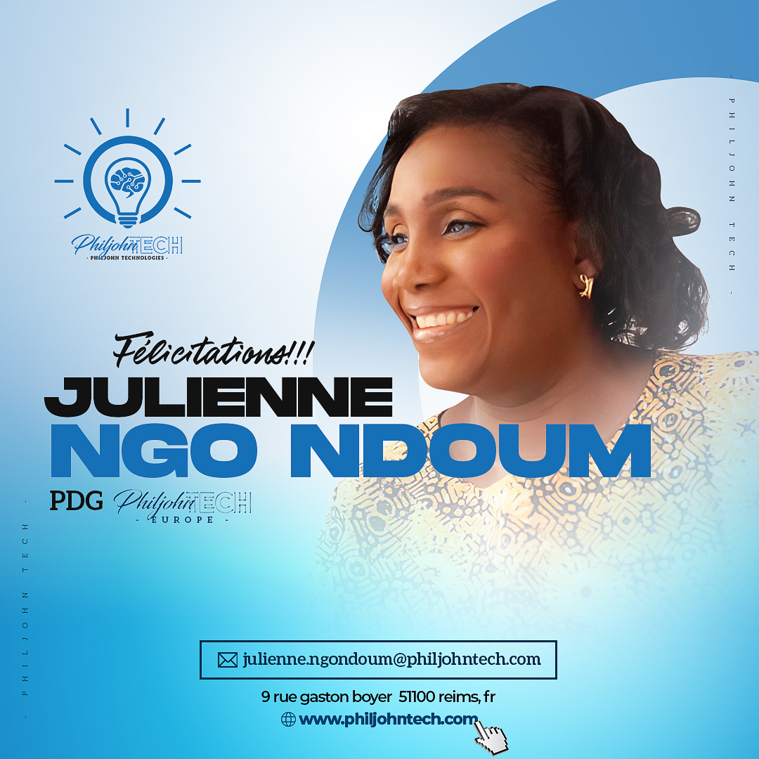 Découvrez Julienne ONG NDOUM : CEO PJT EUROPE | Expert Cloud ERP & Data